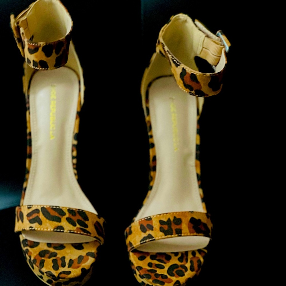 Cheetah Print Platform Heel - Gem
